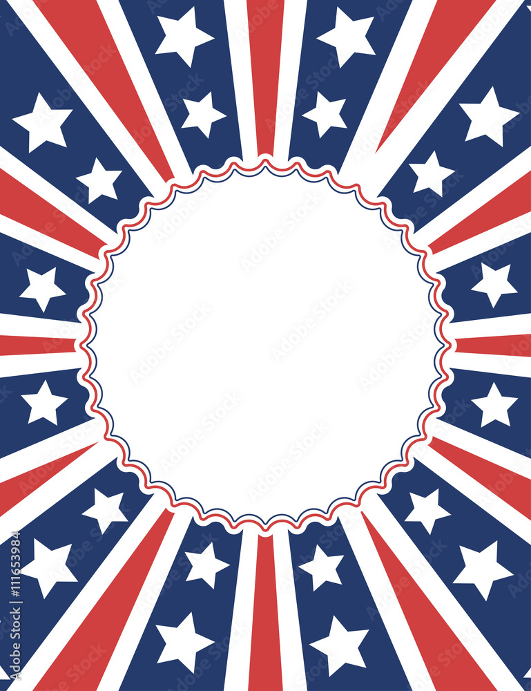 American patriotic background design Stock Vector | Adobe Stock