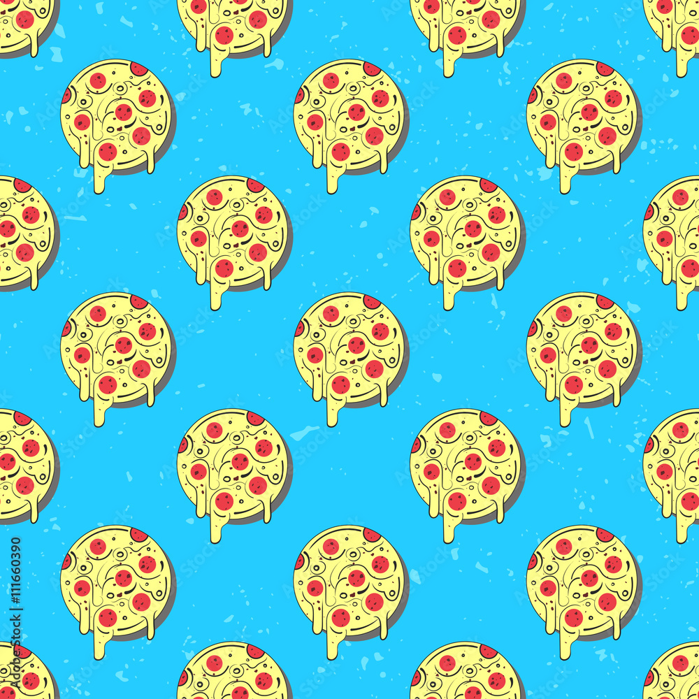 Repeating Pizza Background