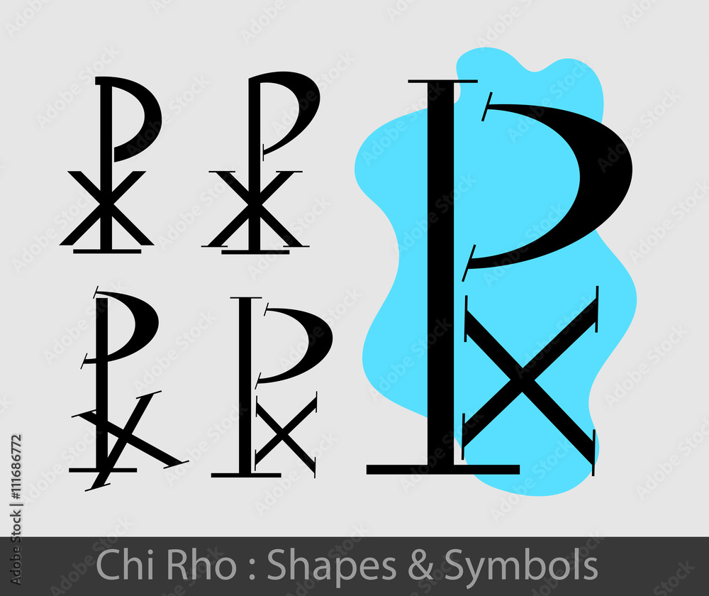 Chi-Rho Symbols Stock Vector | Adobe Stock