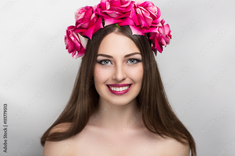 Portrait of beautiful young elegant woman,girl, lady,actress, model ...