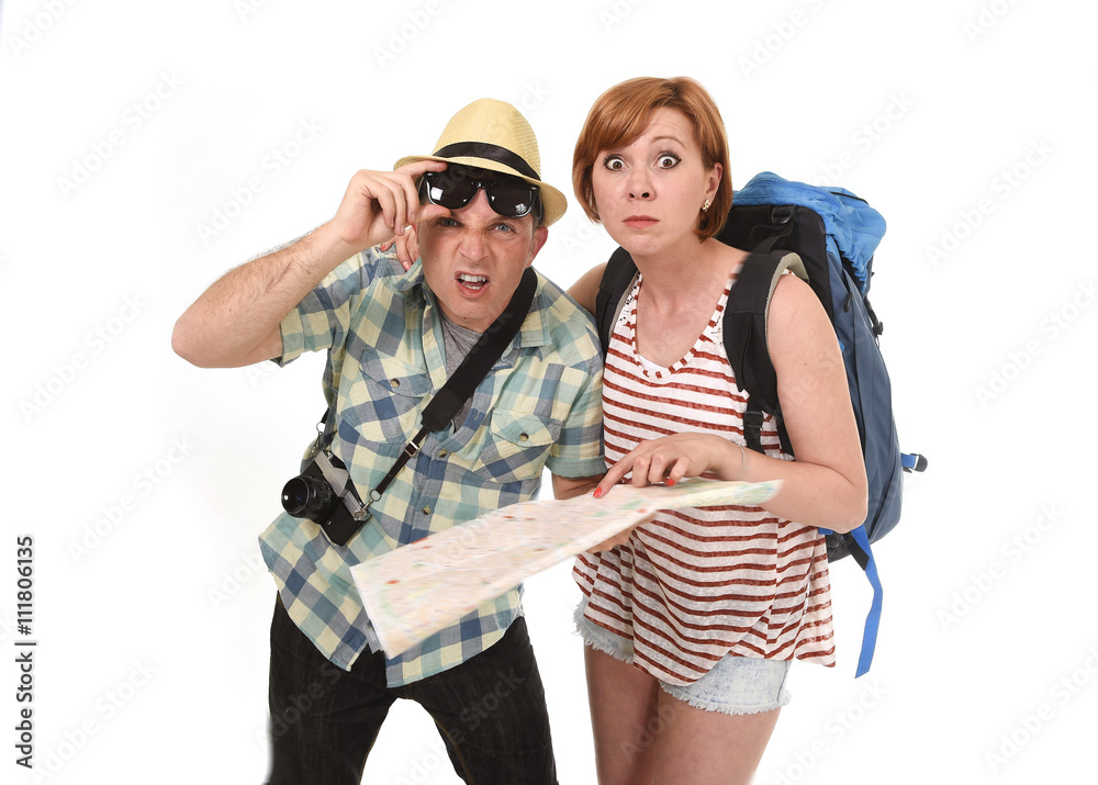 Tourist Looking At Map