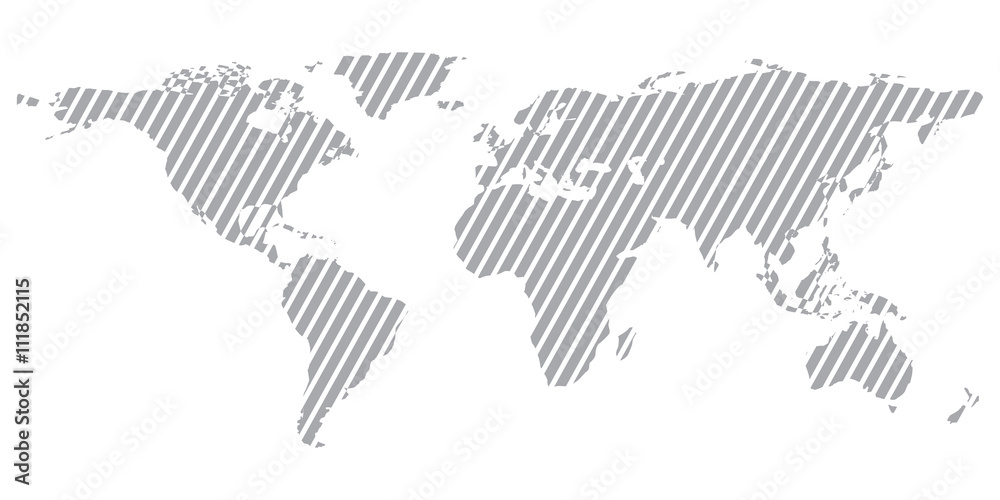 Gray similar world map. World map blank. World map vector. World map ...