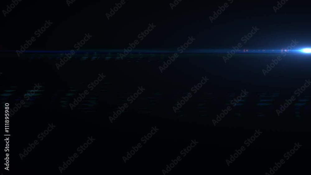 Anamorphic lens flare Stock Video | Adobe Stock