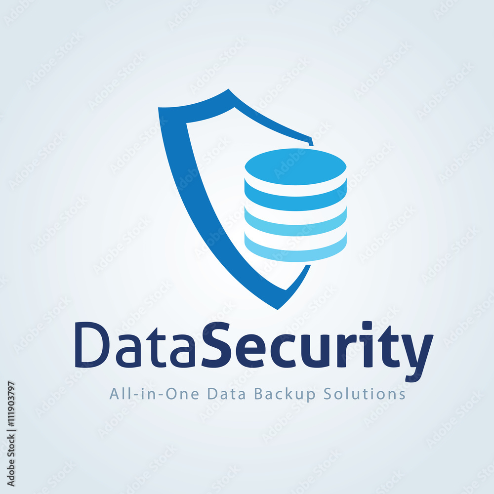 Data security logo. security logo. vector de Stock | Adobe Stock