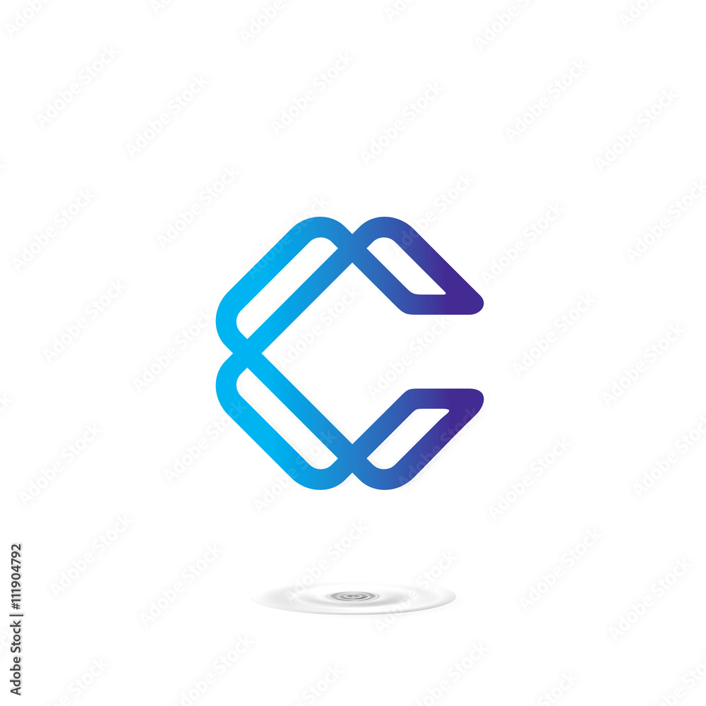 letter c logo icon Stock Vector | Adobe Stock