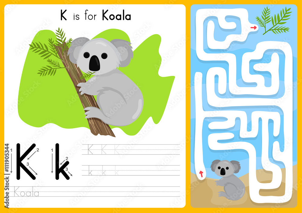 Alphabet A-Z Tracing and puzzle Worksheet, Exercises for kids ...