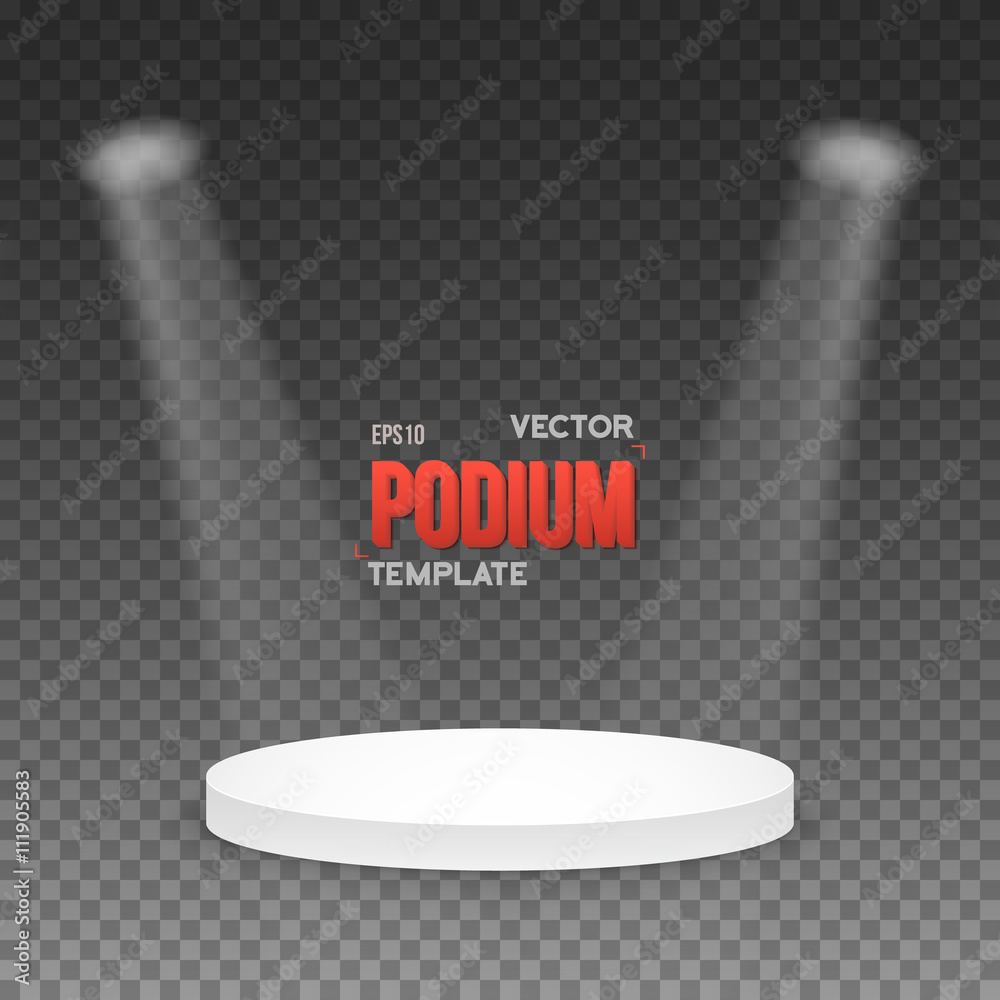 Illustration of Illustration of Photorealistic Winner Podium Stage with ...