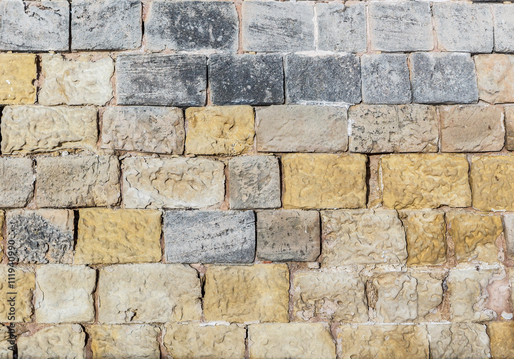 limestone. Stone wall. Beige and grey texture. Can be used as ...
