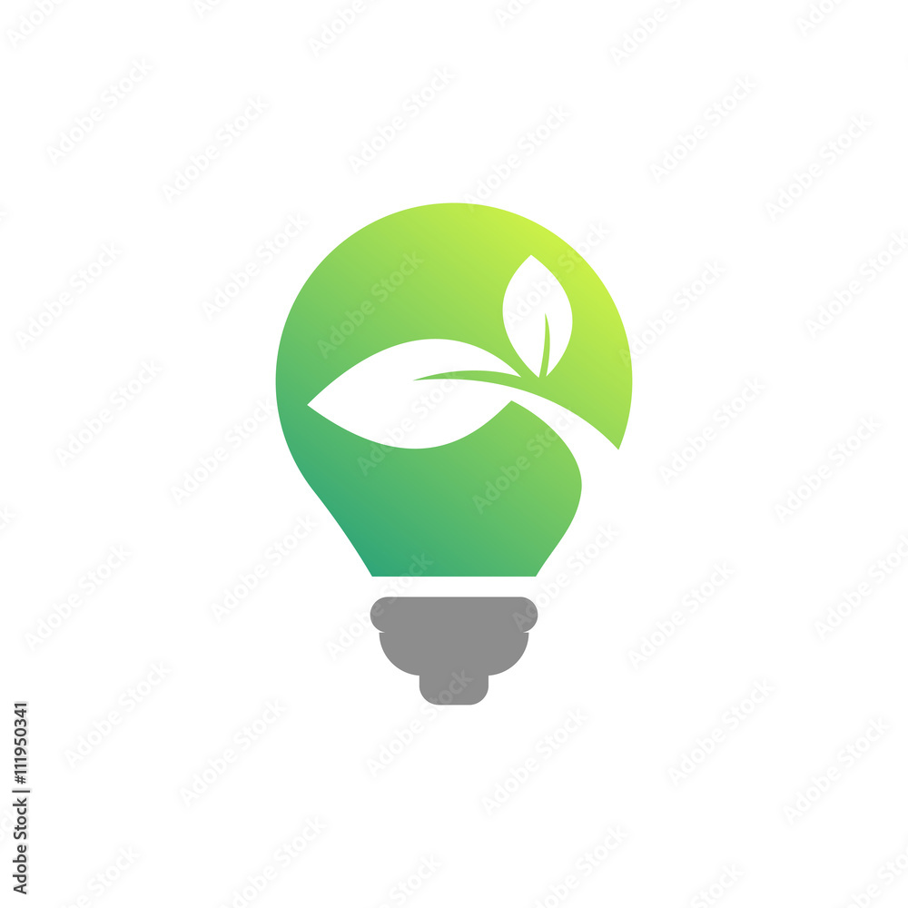 Creative Symbol Concept For Renewable Energy Green Energy Green