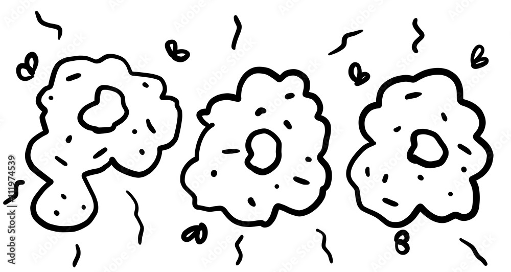 drawing line art poo Stock Illustration | Adobe Stock