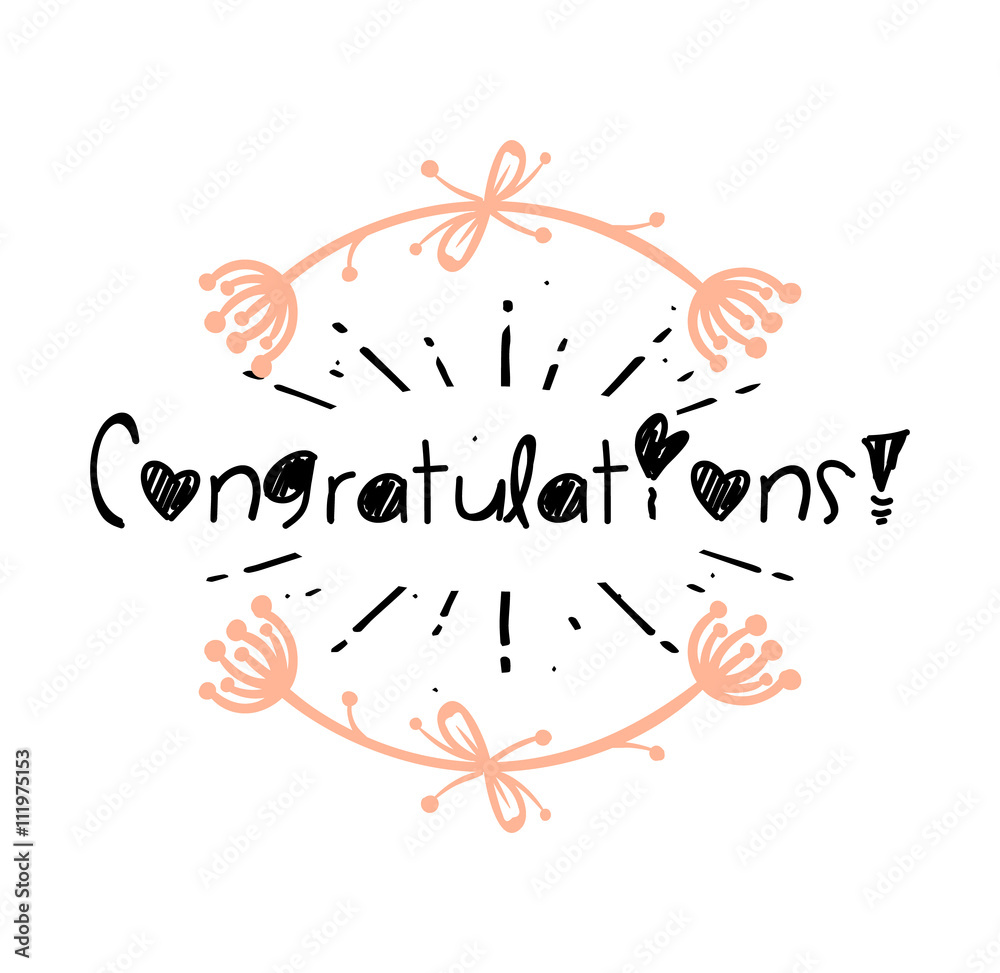 baby congratulations text banner vector card black pink fireworks on a ...