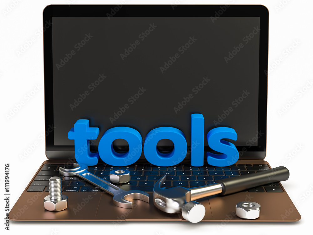 3d Notebook Tools and Apps, Werkzeuge und Items..Anwendungs Buttons für ...