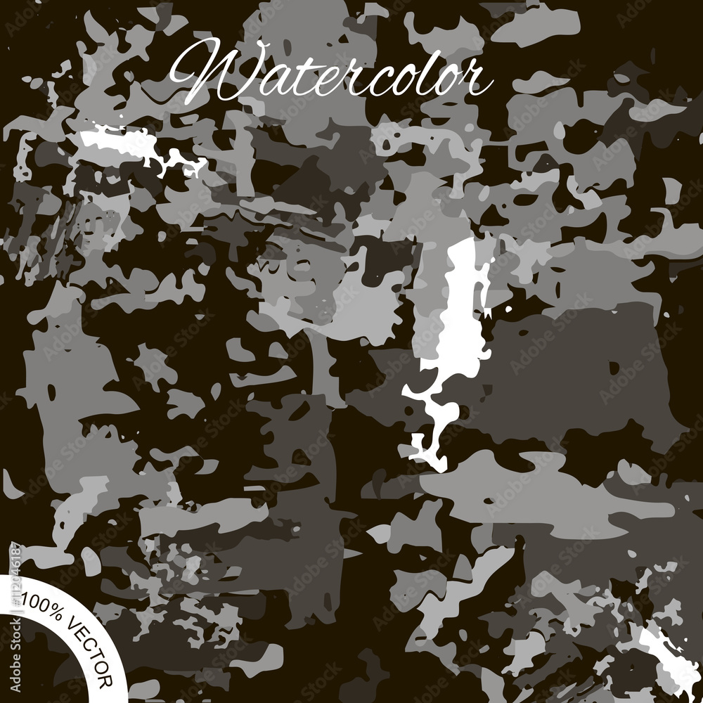 Grey watercolor Spots for Design, Background from Splashes and S Stock ...