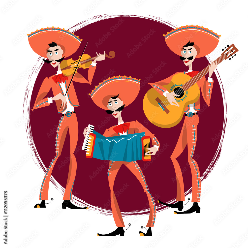 Mariachi band. Mexican traditions. Stock-Vektorgrafik | Adobe Stock Mariachi band. Mexican traditions. Stock-Vektorgrafik | Adobe Stock