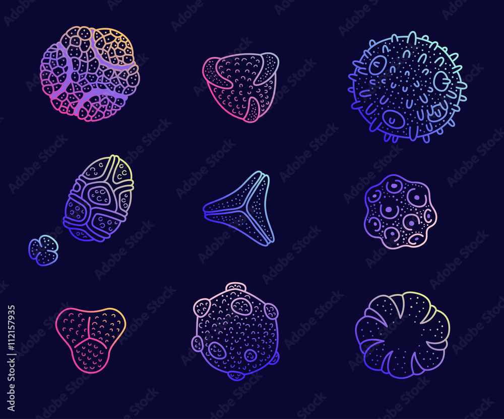 Pollen Vector Art & Graphics | freevector.com
