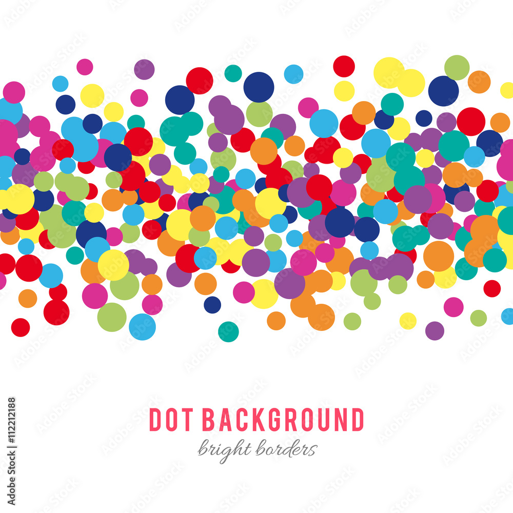 Colorful abstract dot background Stock Vector | Adobe Stock
