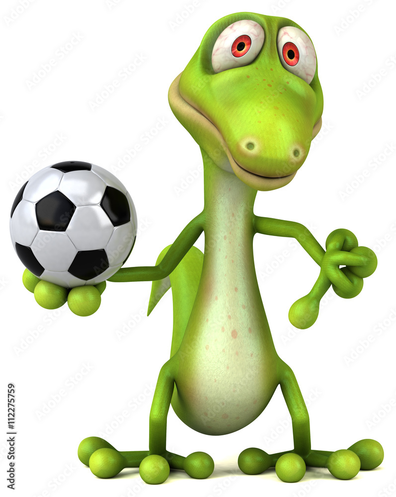 Fun lizard Stock Illustration | Adobe Stock