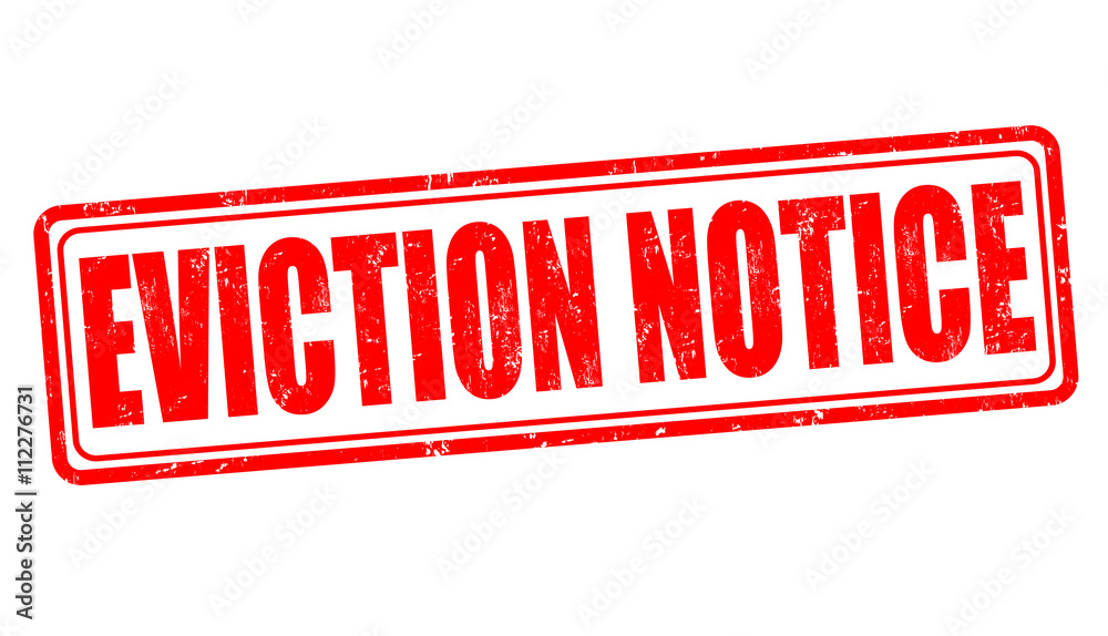 Eviction notice stamp Stock Vector | Adobe Stock