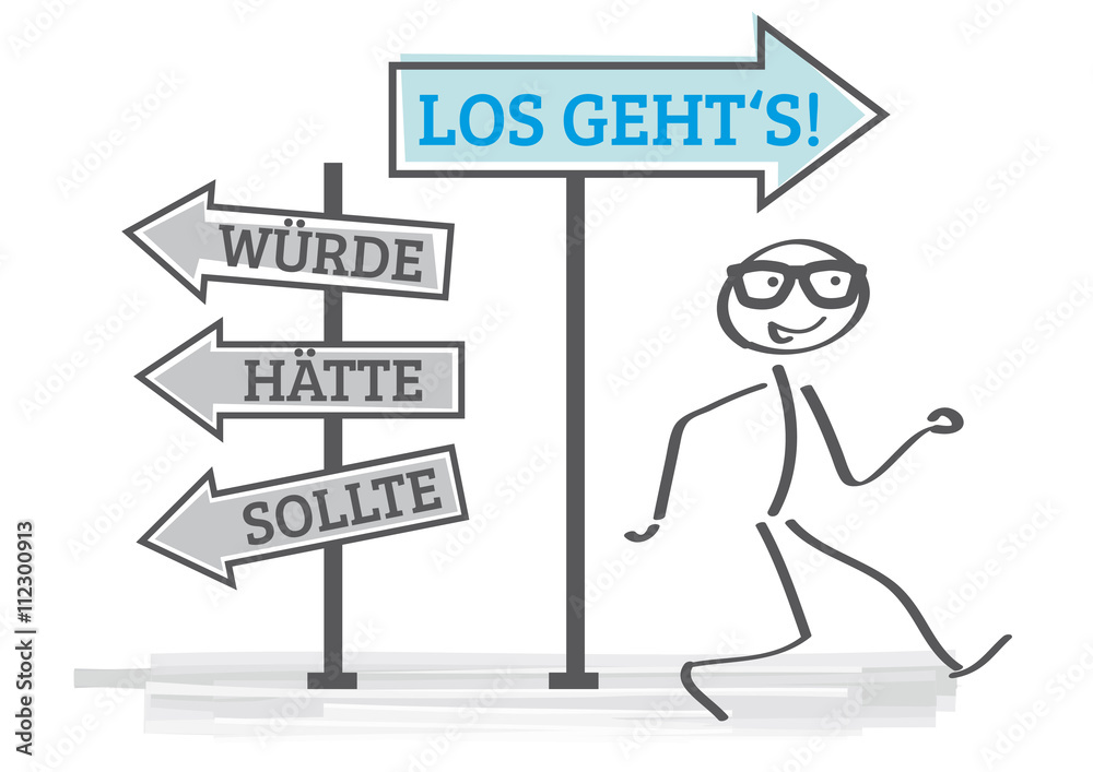 Los gehts Stock Vector | Adobe Stock