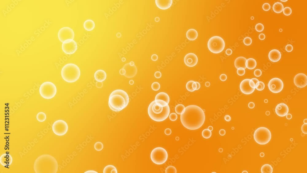 Flickering Bubbles sparkling look like orange soda Particles random ...