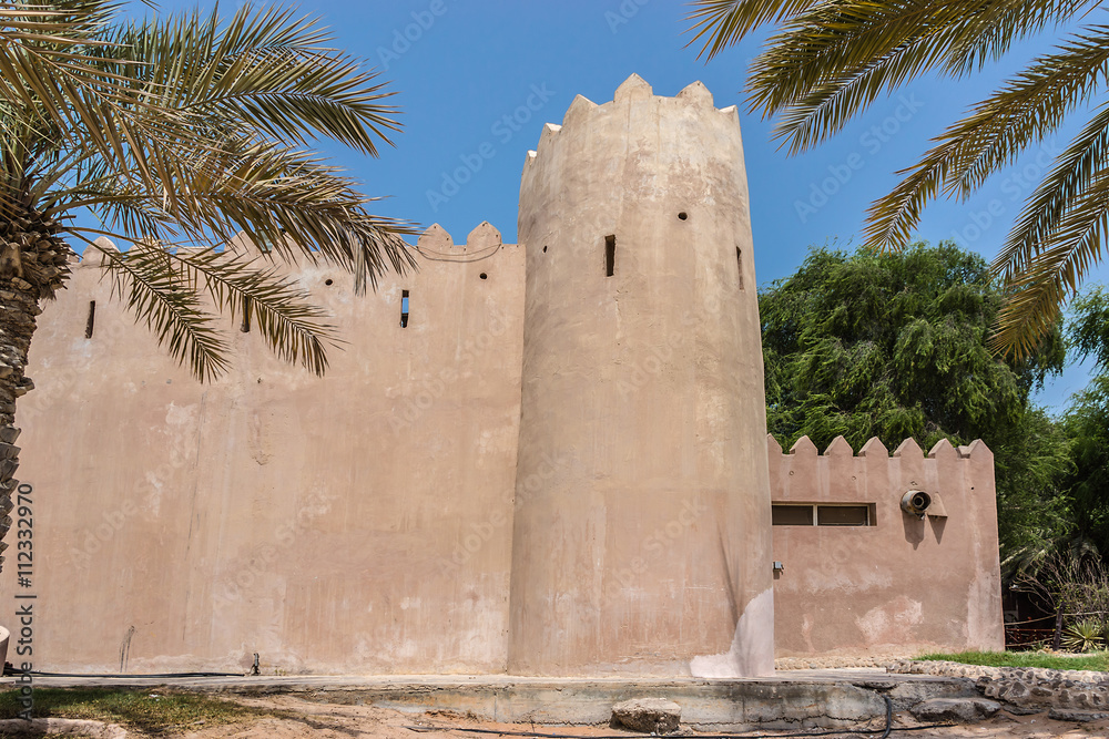 Emirates village and showcases Bedouin lifestyle. Abu Dhabi, UAE. Stock ...
