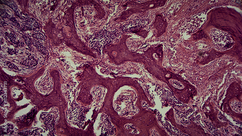 menschliche Zellen unter dem Mikroskop - Anatomie / Histologie ...