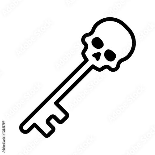 Skeleton Key Skull