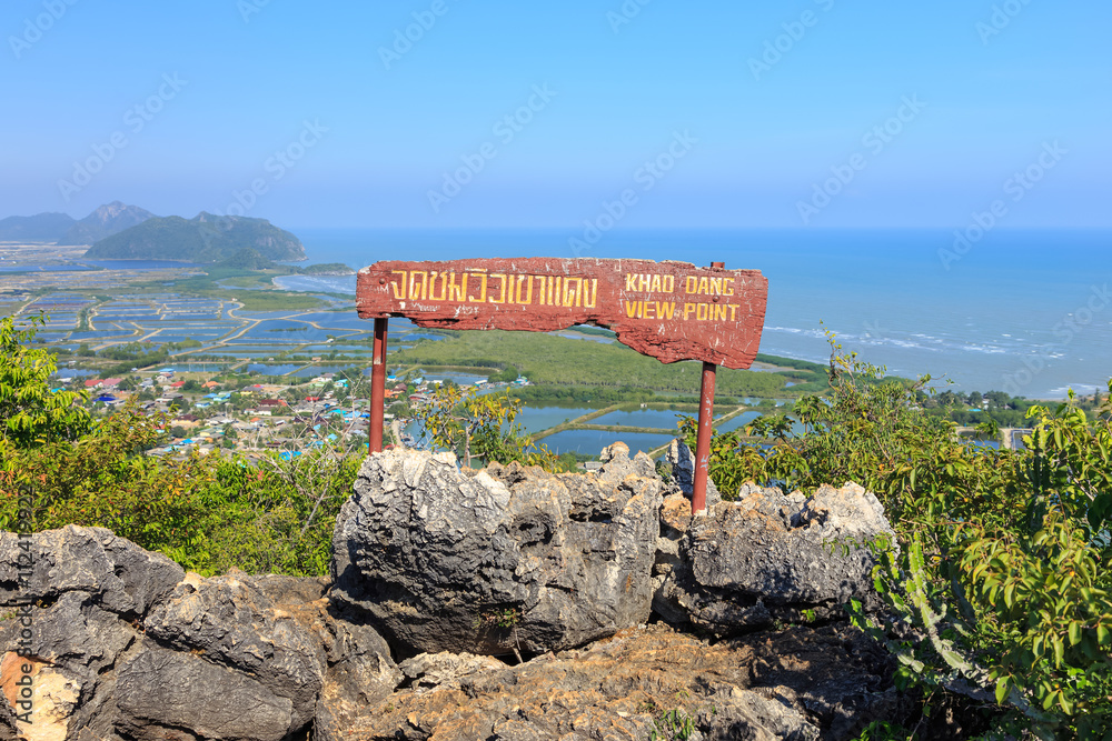 Khao Dang view point, Sam Roi Yod national park near Hua Hin, Th Stock ...