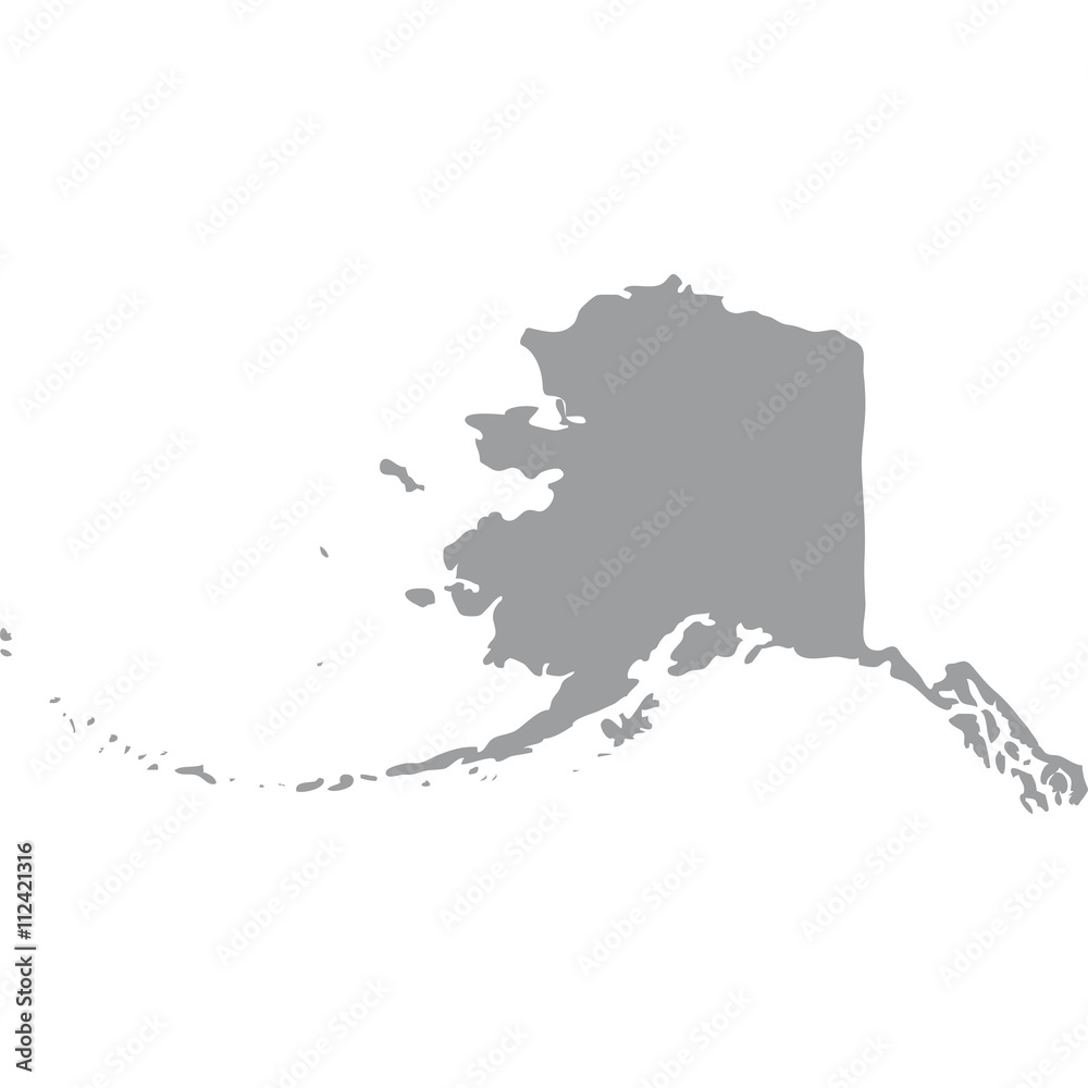U.S. state of Alaska Stock Vector | Adobe Stock
