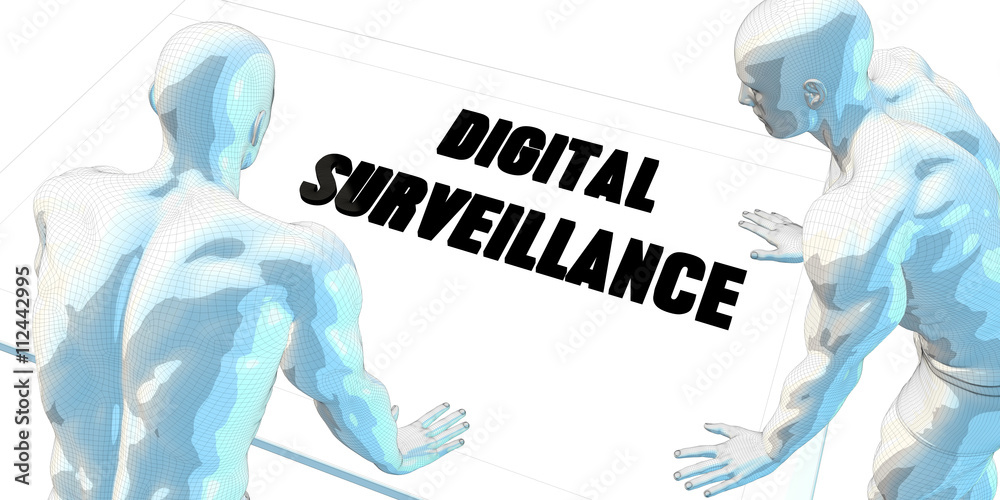Digital Surveillance Stock-Illustration | Adobe Stock