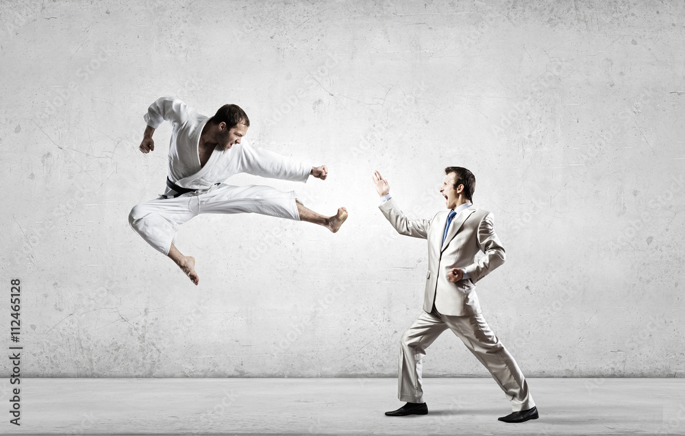 Battle of opponents Stock-Foto | Adobe Stock