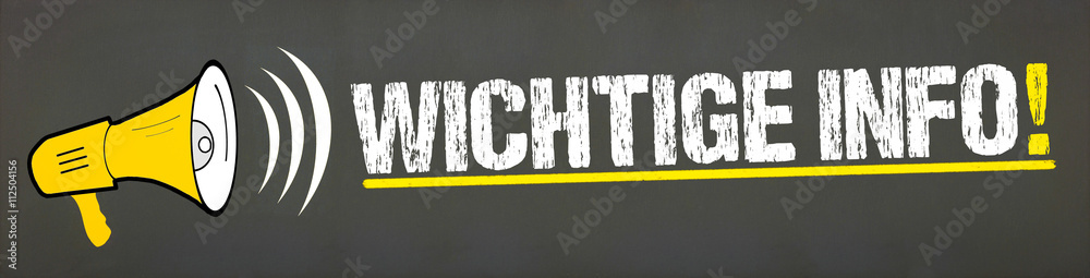 Wichtige Info! Stock-Illustration | Adobe Stock