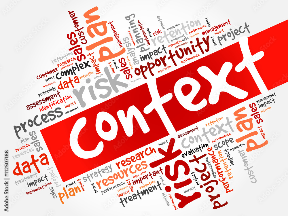 Context word cloud, business concept Stock Vector | Adobe Stock
