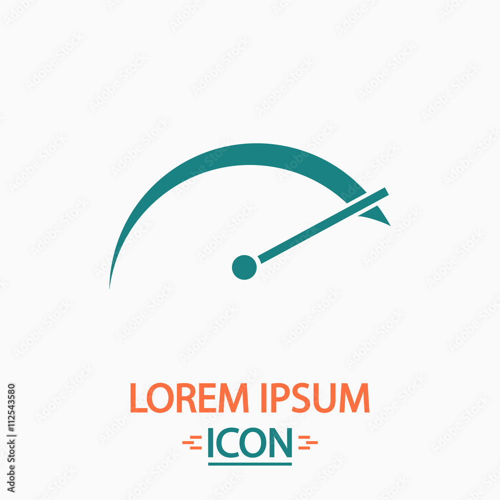 tachometer computer symbol Stock Vector | Adobe Stock