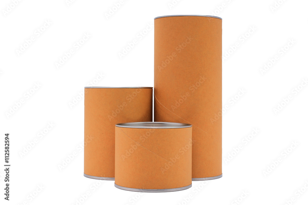 Cylinder container isolated on white background. Stock Photo | Adobe Stock