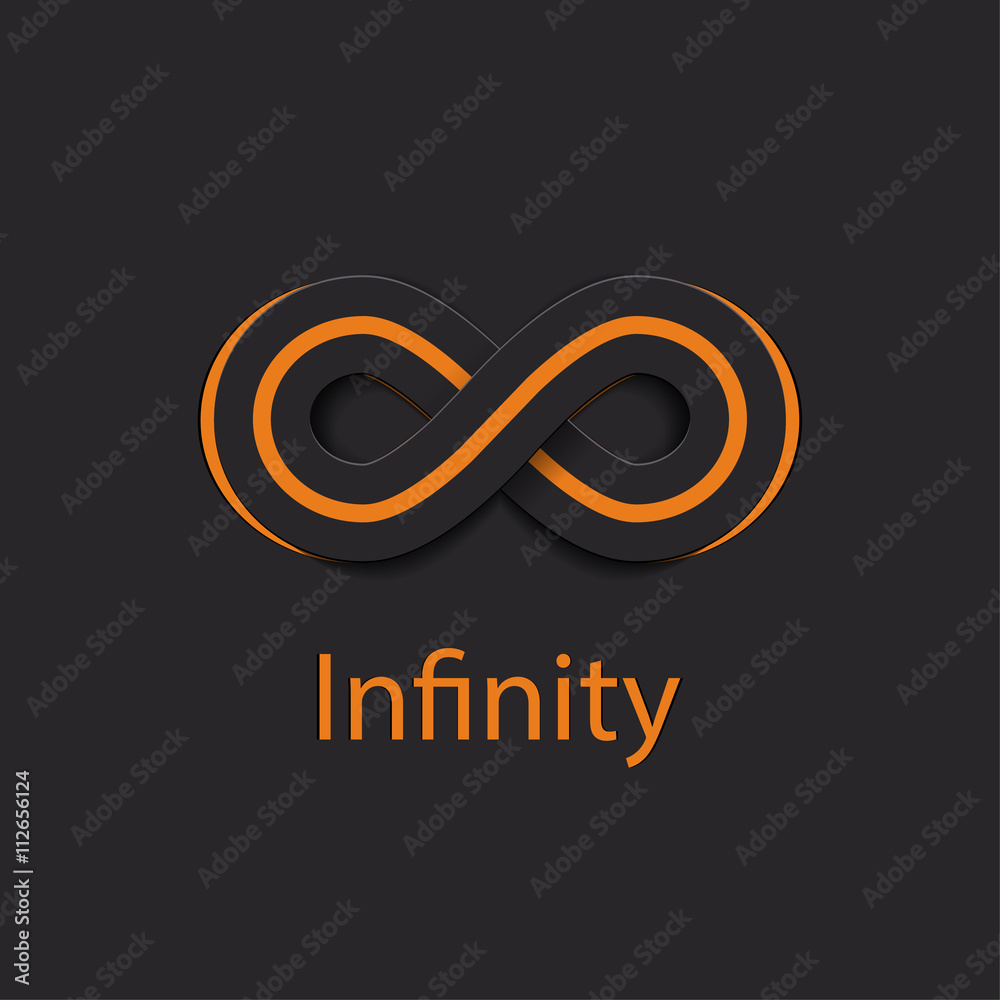 Infinity Symbol Logo. Vector Illustration Stock Vector | Adobe Stock