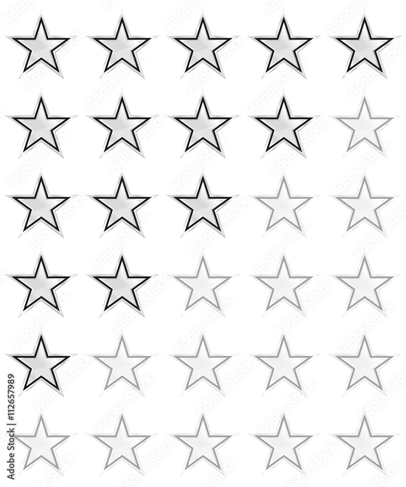 Star rating for 0 - 5 stars. Best rating. Vector Illustration Stock ...