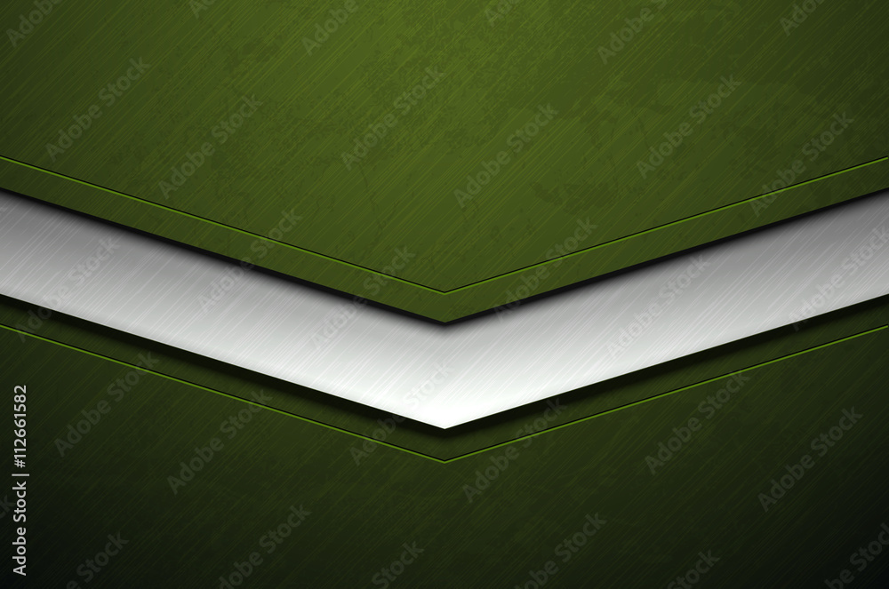 Green metal army background with damaged military grunge texture ...