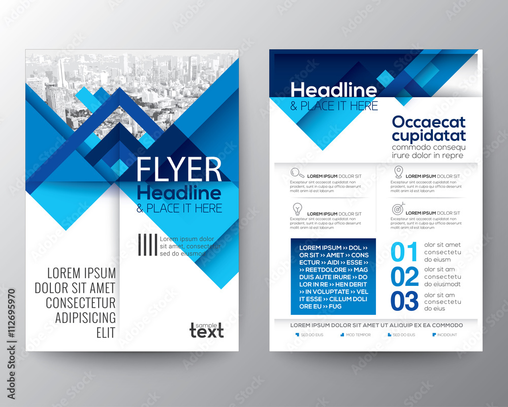 Abstract geometric background for Poster Brochure Flyer design Layout ...