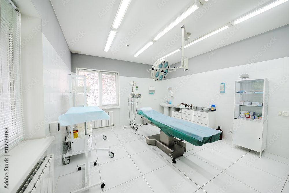 Poster operating room in the surgical department of the polyclinic ...