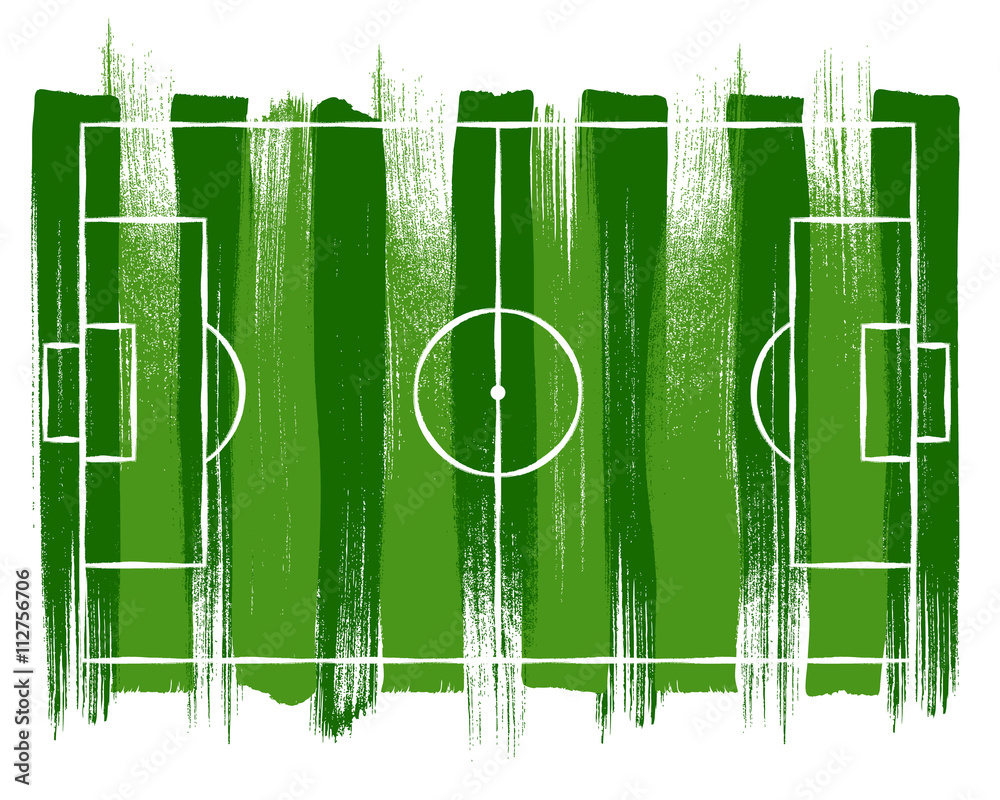 Soccer football field background vector illsutration. Stock Vector ...
