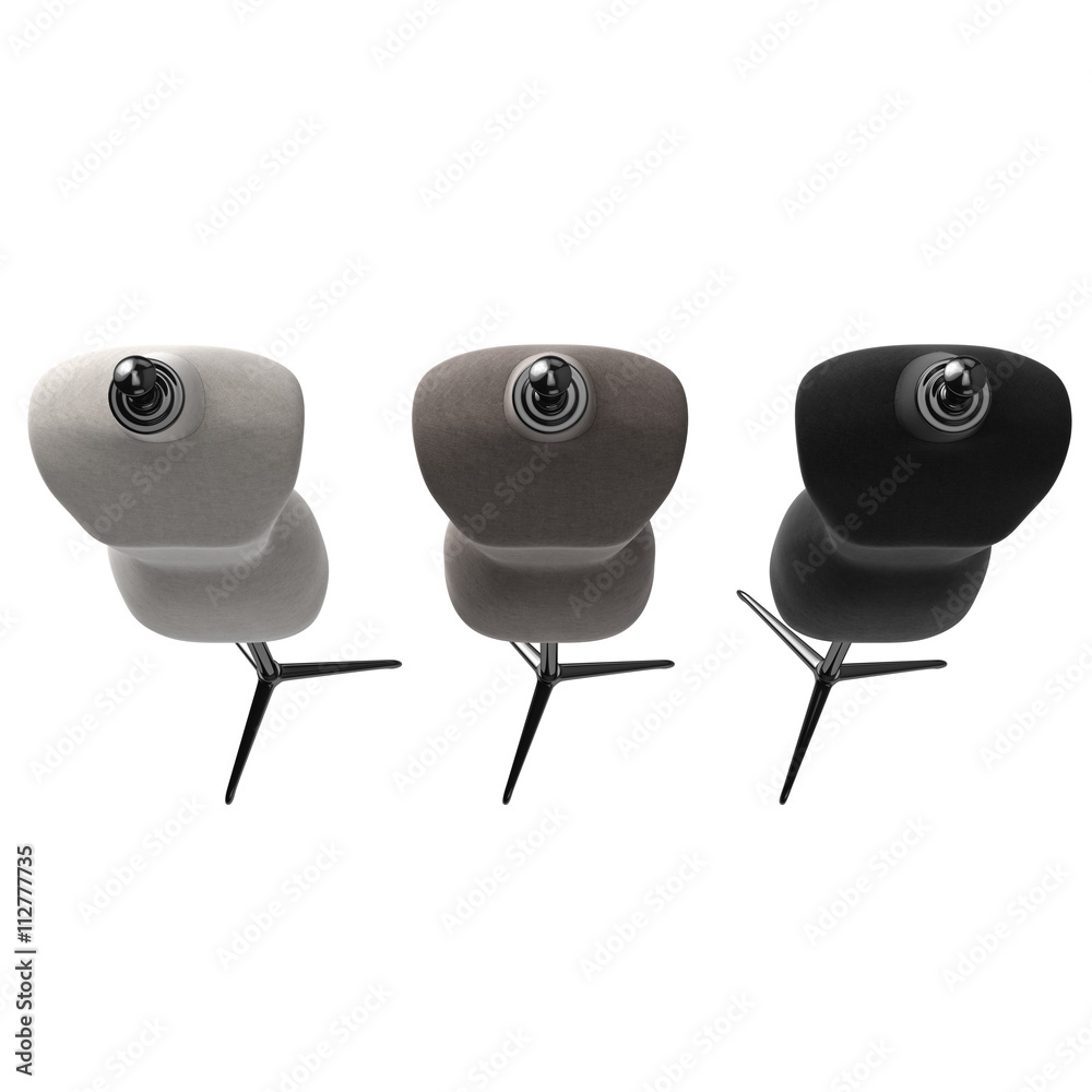 Female mannequins with stand retro style, top view. 3D graphic Stock ...