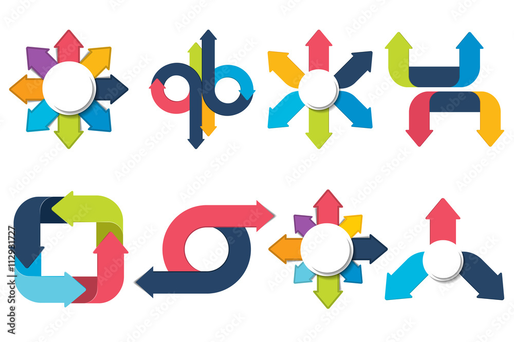 Infographic Arrows Vector