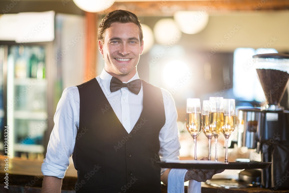Waiters Serving Tray