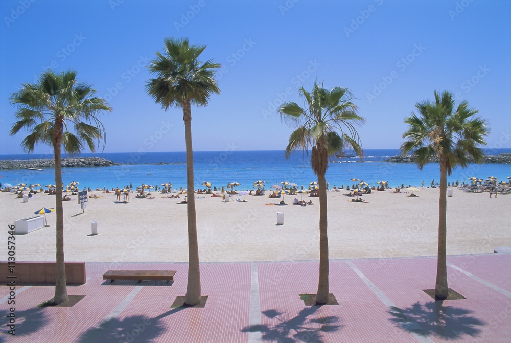 Playa de Balito, near Puerto Rico, Gran Canaria, Canary Islands ...