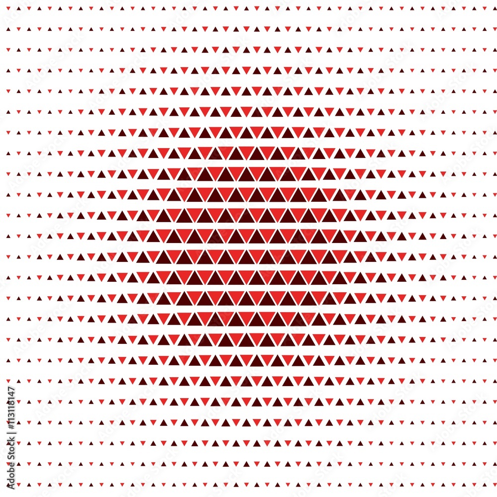 Illusion With Red Triangles Seamless Pattern Stock Vector | Adobe Stock