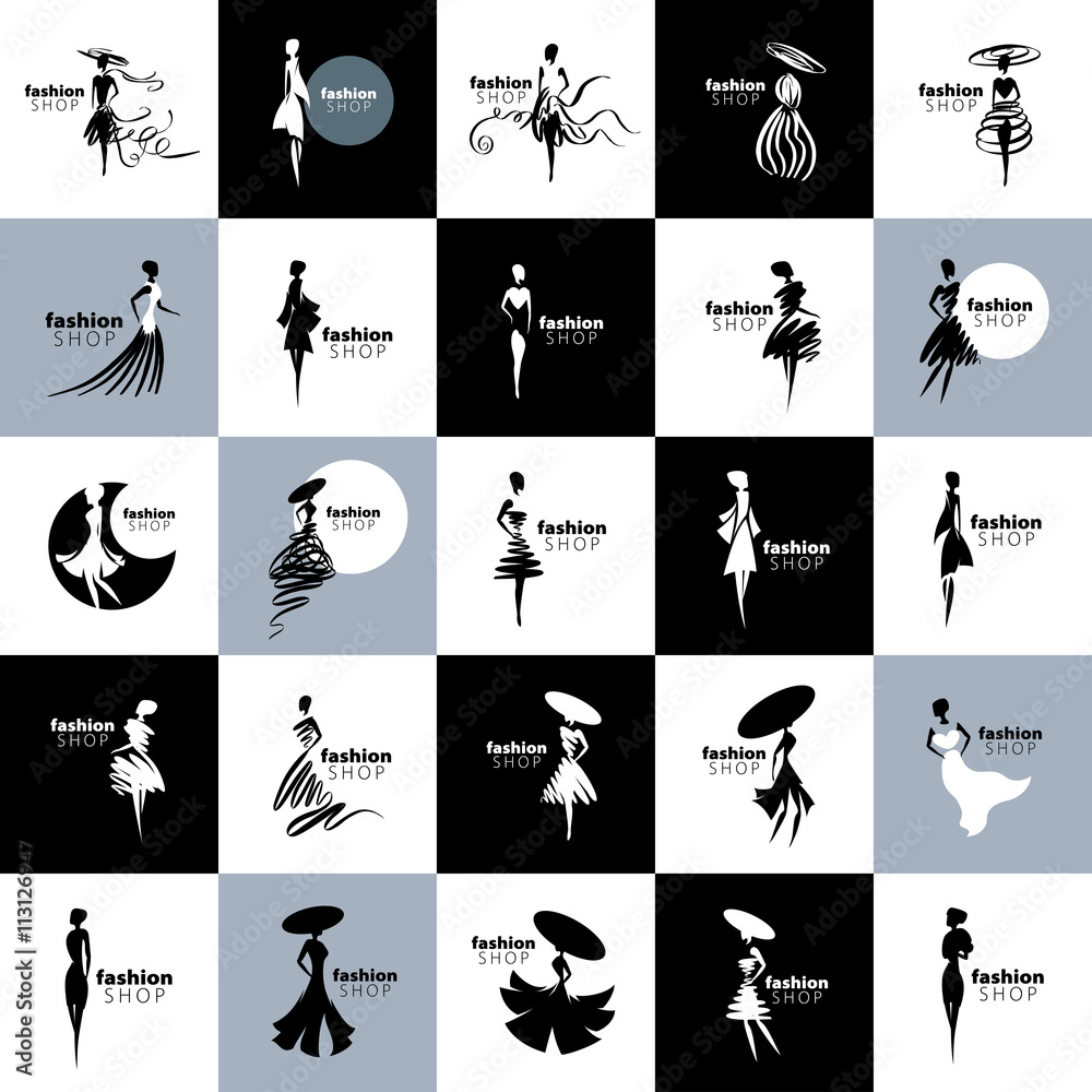 vector logo girls Stock Vector | Adobe Stock