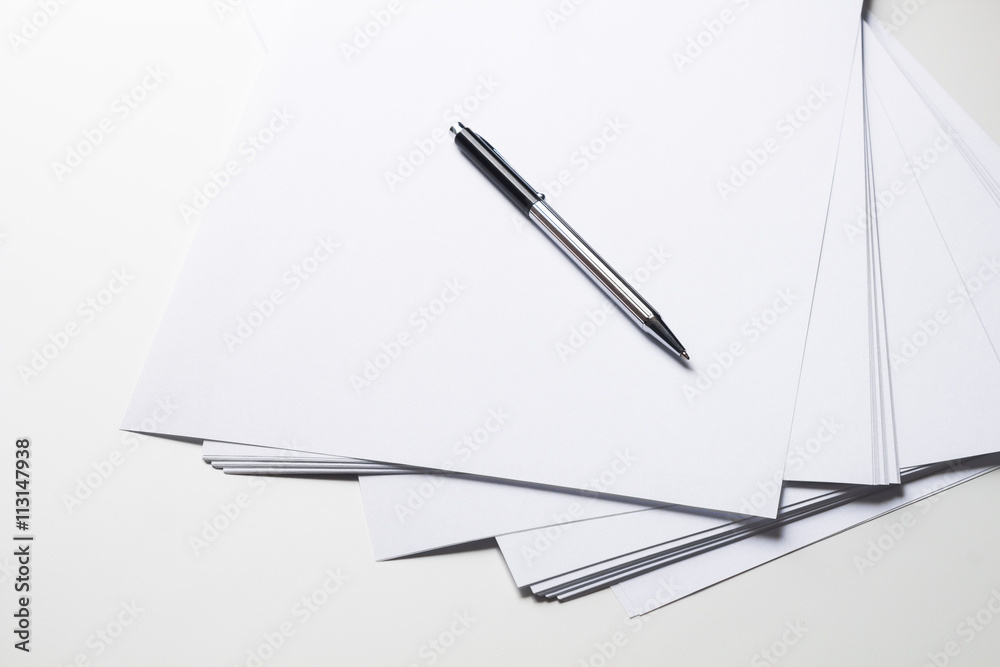 Office working papers Stock Photo | Adobe Stock