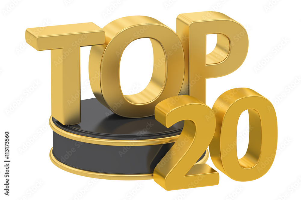 Top 20, 3D rendering Stock Illustration | Adobe Stock