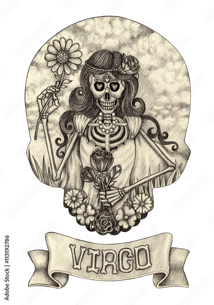 Virgo Drawing